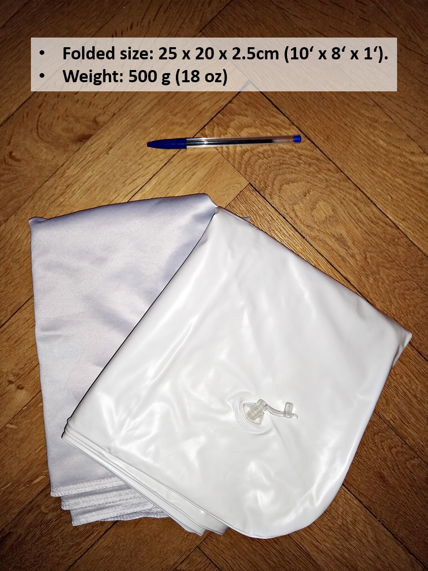 Vinyl inflatable pillow for 150 cm x 50 cm dakimakura covers ...